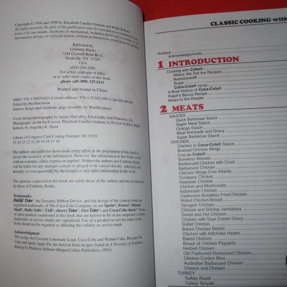 Kitchen | Coca Cola Recipes Pb Elizabeth Candler Graham Cookbook 1994 ...